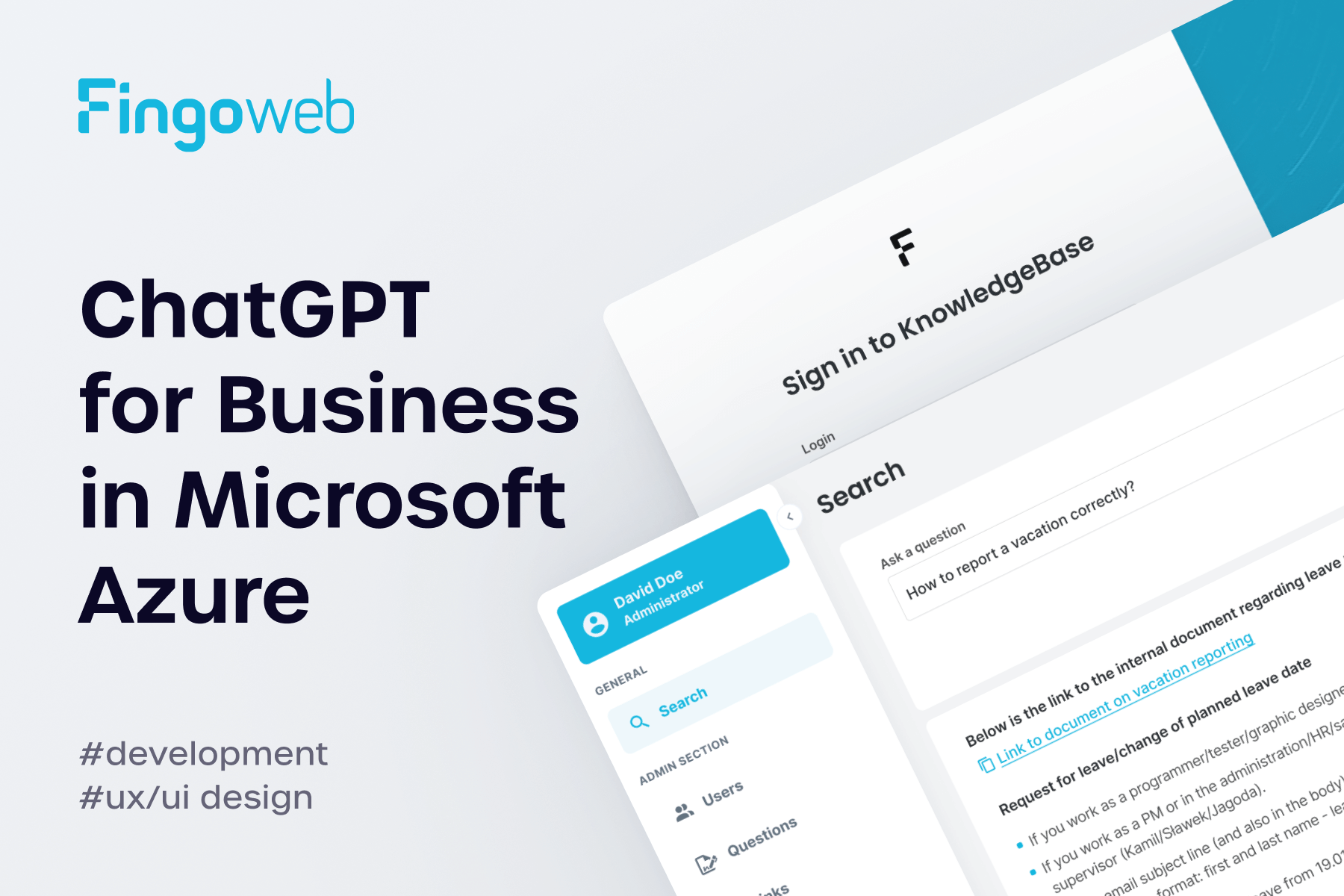 Secure ChatGPT in Microsoft Azure for Business